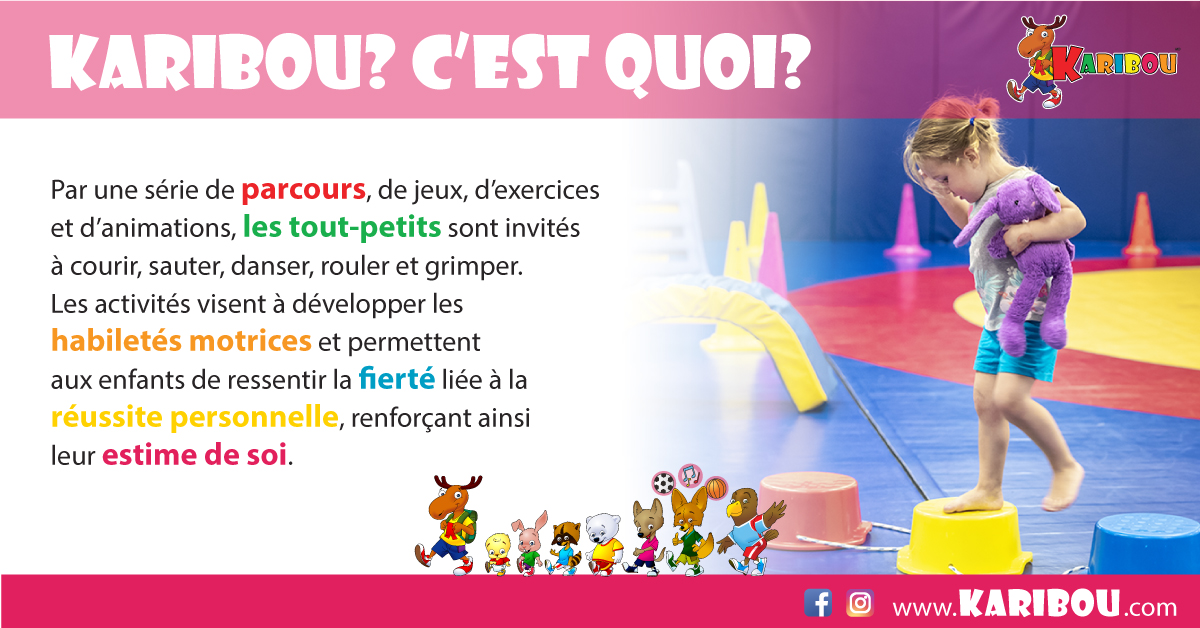 Programme Karibou | Activités pour enfants de 1 à 5 ans | Espace des fournisseurs officiels